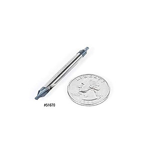 Amana Tool - 51670 CNC 118° Pt. Center Drill High Performance Solid Carbide 60 Deg