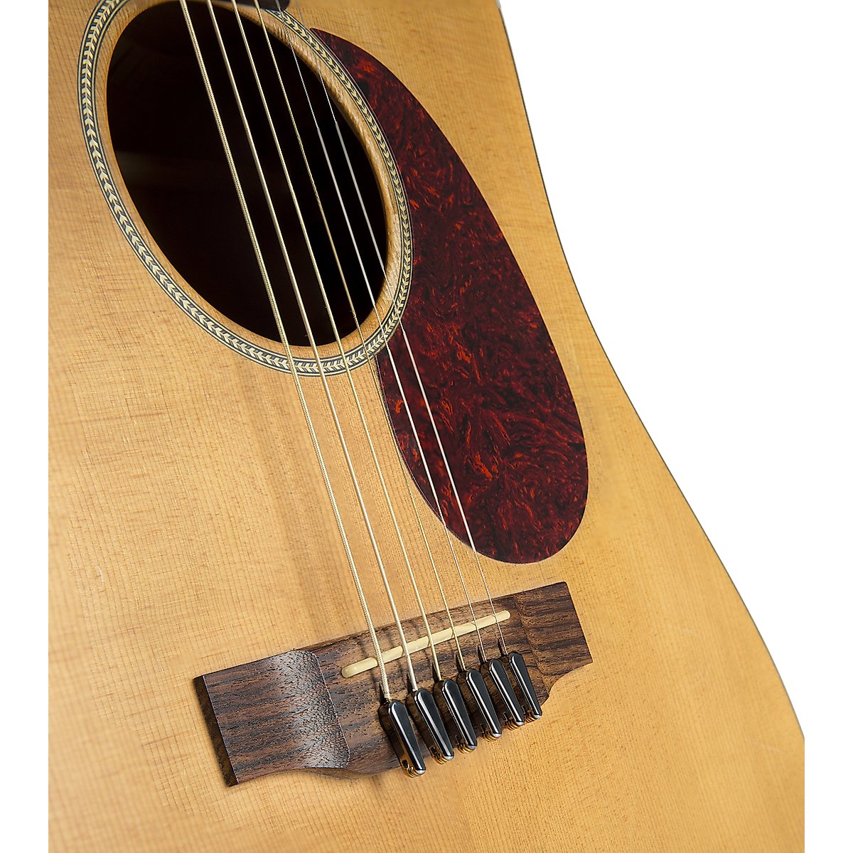 Power Pins 2.0 - Black Chrome Set with Power Plate Upgrade- Patented Bridge Pin System for Acoustic Guitars- Improved Tone, Amplified Sound, Easier Restringing, and Faster Tuning