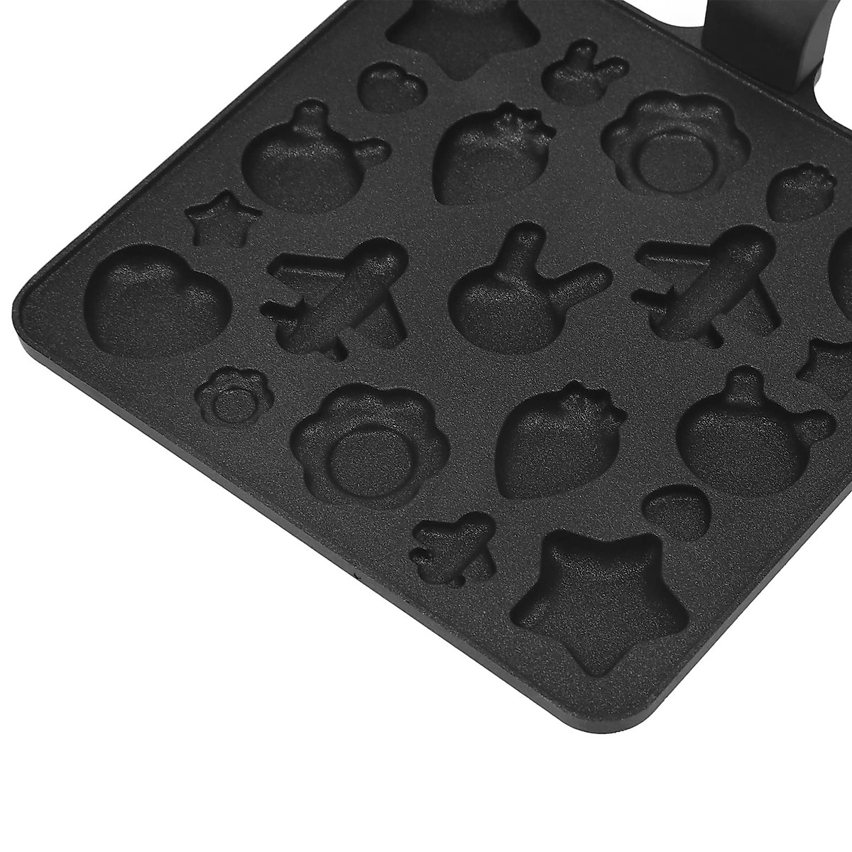 Topyond Non-Stick Frying Pan,Portable Aluminum Alloy Geometric Model, Biscuits Making Grill Pan, for Home Kitchen, Cute Animal Cookies,Mini Pancake Cooking