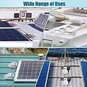 IP68 Cable Gland Entry, 13AWG to 7AWG RV Roof Cable Entry Gland Box, ABS Solar Cable Entry Gland, Waterproof Solar Entry Gland, Solar Double Cable Entry Gland for RV Boat Yacht Camper Van(2 Pack)