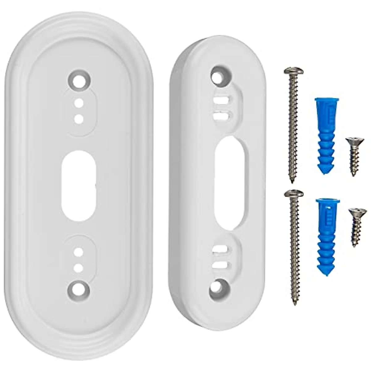 AirTech Home Automation Wedge Extender Kit Mount Compatible with Nest Hello 1st Generation, White Classic Pill Made for Nest Hello, Outdoor use.