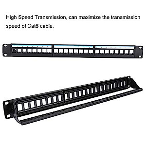 Dioche CAT6 Cable Rack, Mountable Network Cable Rack, International Standards CAT6 Six Types of Cable for Over 5 Types of Network Cable