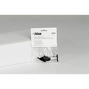 Pelican Boats - PS0145-2 - Kayak Drain Plug with Installation Hardware - 3/4 inch Diameter - Compatible with Most Kayak Brands,Black