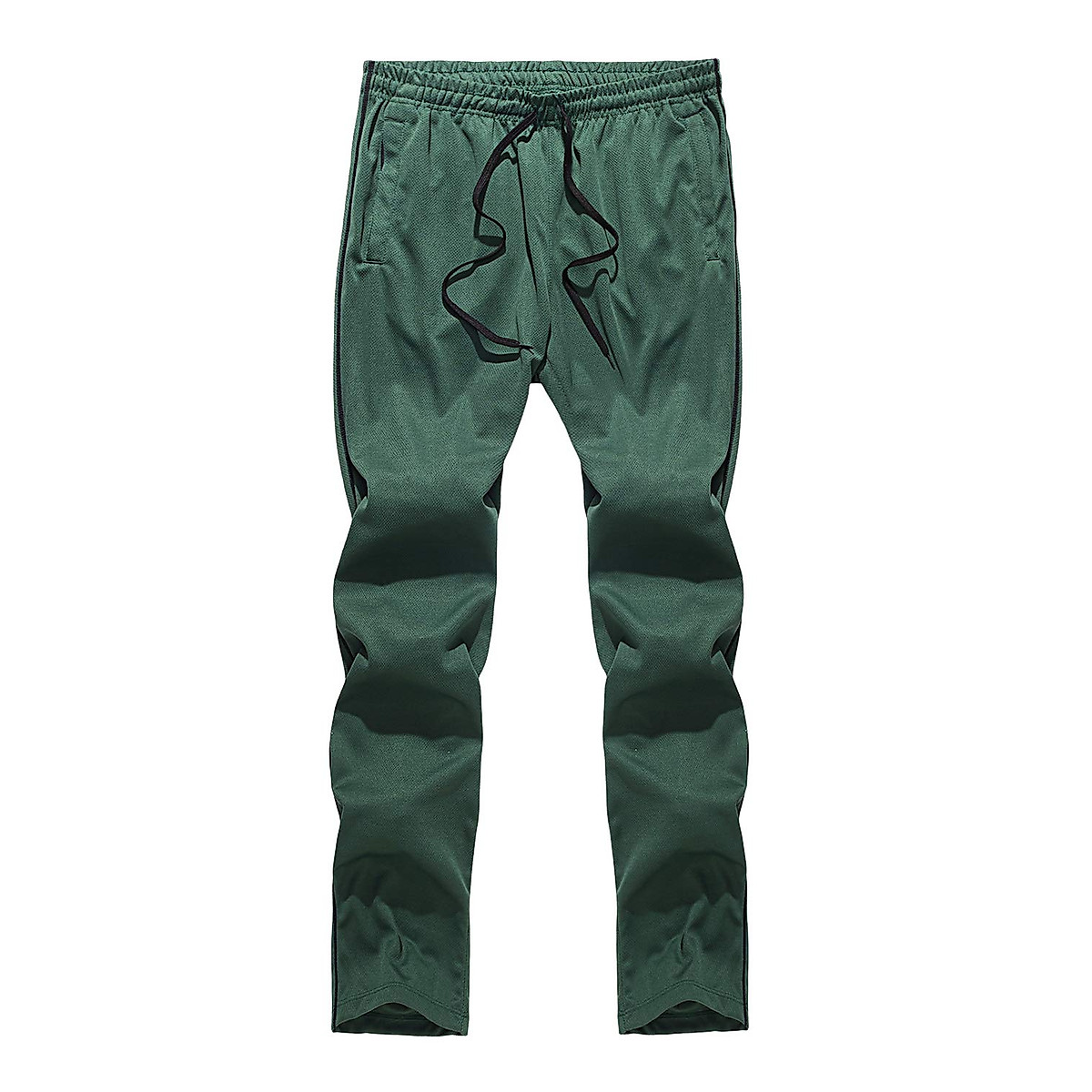 FASKUNOIE Men's Sweatpants with Zipper Pockets Loose Fit Lightweight Warm Up Workout Joggers Pants