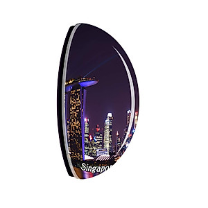 Weekino Singapore Gardens by The Bay Singapore Fridge Magnet 3D Crystal Glass Tourist City Travel Souvenir Collection Gift Strong Refrigerator Sticker