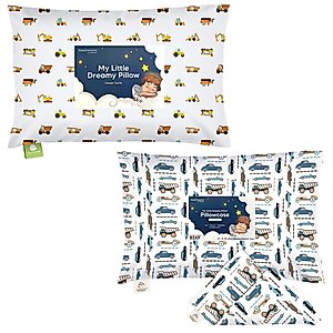 KeaBabies Toddler Pillow with Pillowcase Toddler Pillowcase for 13X18 Pillow - 13x18 My Little Dreamy Pillow - Organic Toddler Pillow Case for Boy, Kids