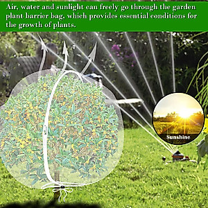 Fruit Tree Netting Large Fruit Tree Covers with Zipper to Protect Fruit from Squirrels and Birds Netting for Fruit Trees Fruit Tree Net Protection 71" x 75", 1 Pack