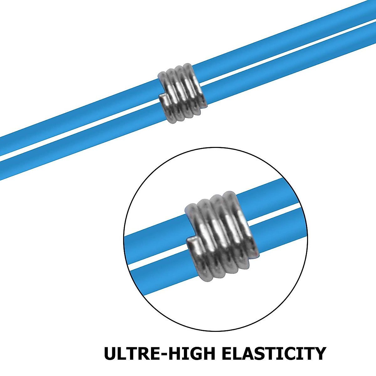 Eyeglass Chain,50pcs 20x5mm Ends Adjustable Silicone Glasses Retainer Connectors Anti-Slip Eyeglass Ends Safety Glasses Holder Loop Ends for Adults Children Spectacle Reading Eyeglass,10 Colors