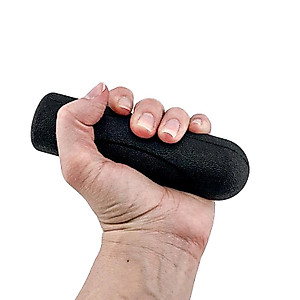 AlveyTech Rubber Hand Grips - Fits Go-Go, Mega Motion & Pride Electric Mobility Scooter, Handlebar Parts for Medical Wheelchairs, Transport Chair, Power Bike, Rollator, E-Bicycle Accessories Hand Grip