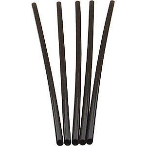 Cell-O-Core BS808BLK10/500 Collins Straw, 8" Length, Black (10 Packs of 500)