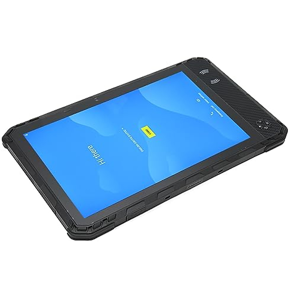 Rugged Tablet, 100-240V IPS Screen, Outdoor Tablet Support, Up to 256G Memory Card, Dual WiFi, IP68 Waterproof for Harsh Job Sites (US Plug)