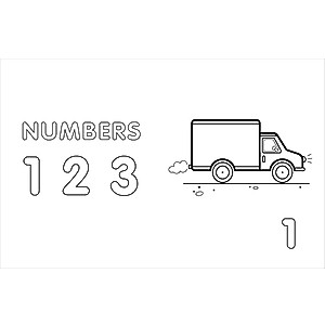 My First Toddler Coloring Book: Fun with Numbers, Letters, Shapes, Colors, and Animals! (Kids Coloring Activity Books)