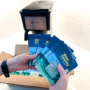 Gourmet Flavored Decaf Coffee Sampler Pack - 10 Bags of Unique Flavored Coffees - Roasted by Door County Coffee