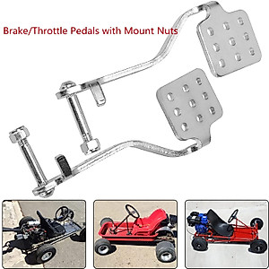 Viefow Go Kart Brake & Throttle Pedals with