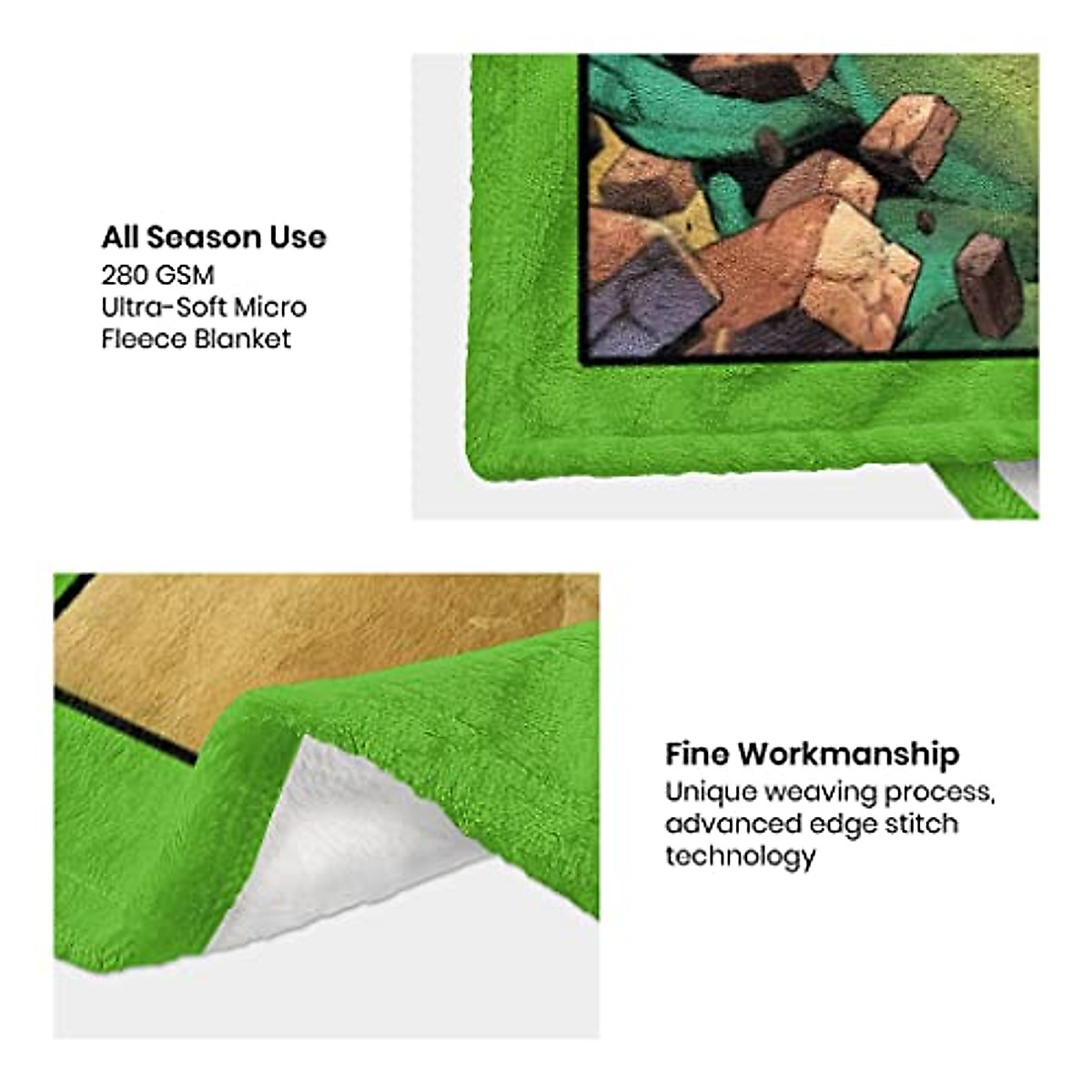 Super Hero Throw Blanket Ultra Soft Flannel Blanket Cozy Plush Bedding for Sofa Bed Living Room All Season 62" x 52"