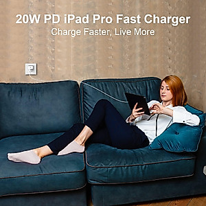 esbeecables iPhone 15 Charger, 2 Pack PD 20W USB C Wall Charger Fast Charging Block with 6FT USB C to USB C Quick Charge Data Sync Cable Cord for iPhone 15/15 Plus/15 Pro/15 Pro Max, iPad Pro/Ai/Mini