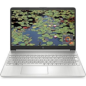 HP 2023 Newest Business Laptop, 15.6" HD Display, AMD Ryzen 5 5500U Processor (6 cores), 12GB RAM, 512GB SSD, AMD Radeon Graphics, Wi-Fi, Bluetooth, Numeric Keypad, Windows 11 Home