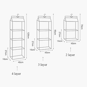 HJTCZHUANYONG Handbag Buggy Bag Handbag Clothes Rack Wardrobe Clothes Rack Three-Dimensional Storage Pannier Bag Wardrobe Handbag Clothes Rack