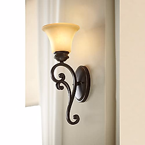 Designers Fountain 81801-FSN Mendocino Wall Sconce, Forged Sienna