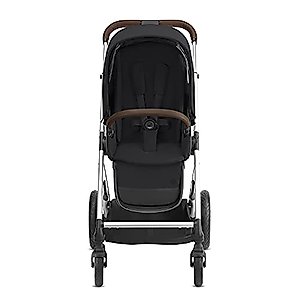Cybex Talos S Lux Stroller, AllTerrain Wheels, FrontFacing or ParentFacing Seat Positions, OneHand Fold, Multiposition Recline, Deep Black