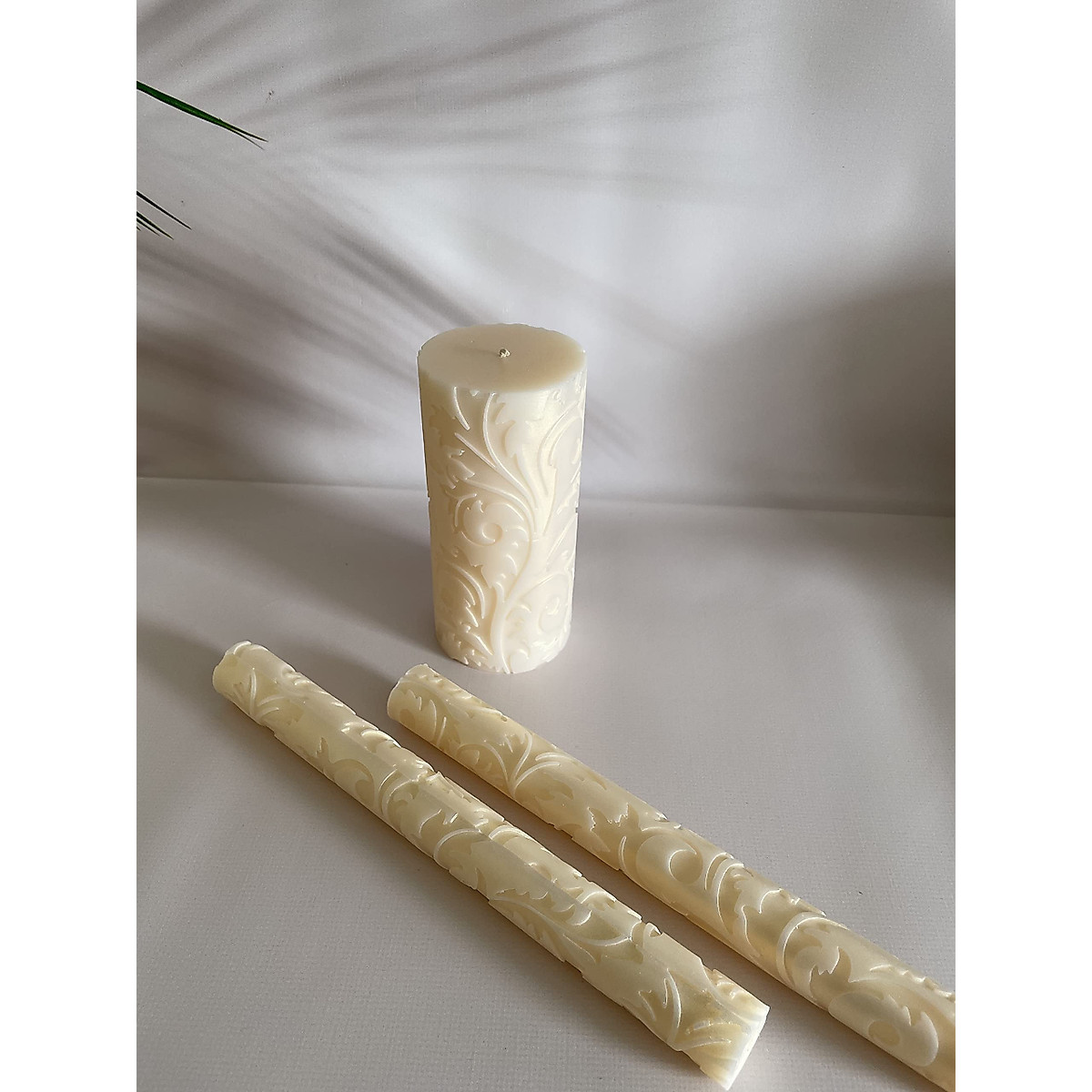 Magik Life Unity Candle Set for Wedding - Wedding Unity Set for Reception and Ceremony - Candle Sets - 6 Inch Pillar and 2 * 10 Inch Tapers