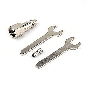 NuoDun Air Powered Pencil Grinder Set Micro Die Grinder with 1/8-Inch Collet, Micro Pencil Die Grinder Engraving Tool (Blue)