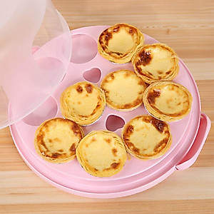 UPKOCH Clear Cake Carrier Cake Container Birthday Cake Case Cake Carrying Case Handheld Cake Case 10 Inch Cake Carrier Multi-function Cake Case Round Cake Carrier Cake Packing Holder