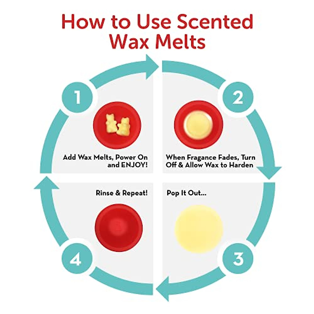 Happy Wax Cocktail Scented Natural Soy Wax Melts – 6 Oz. of Scented Wax Melts, Made in USA