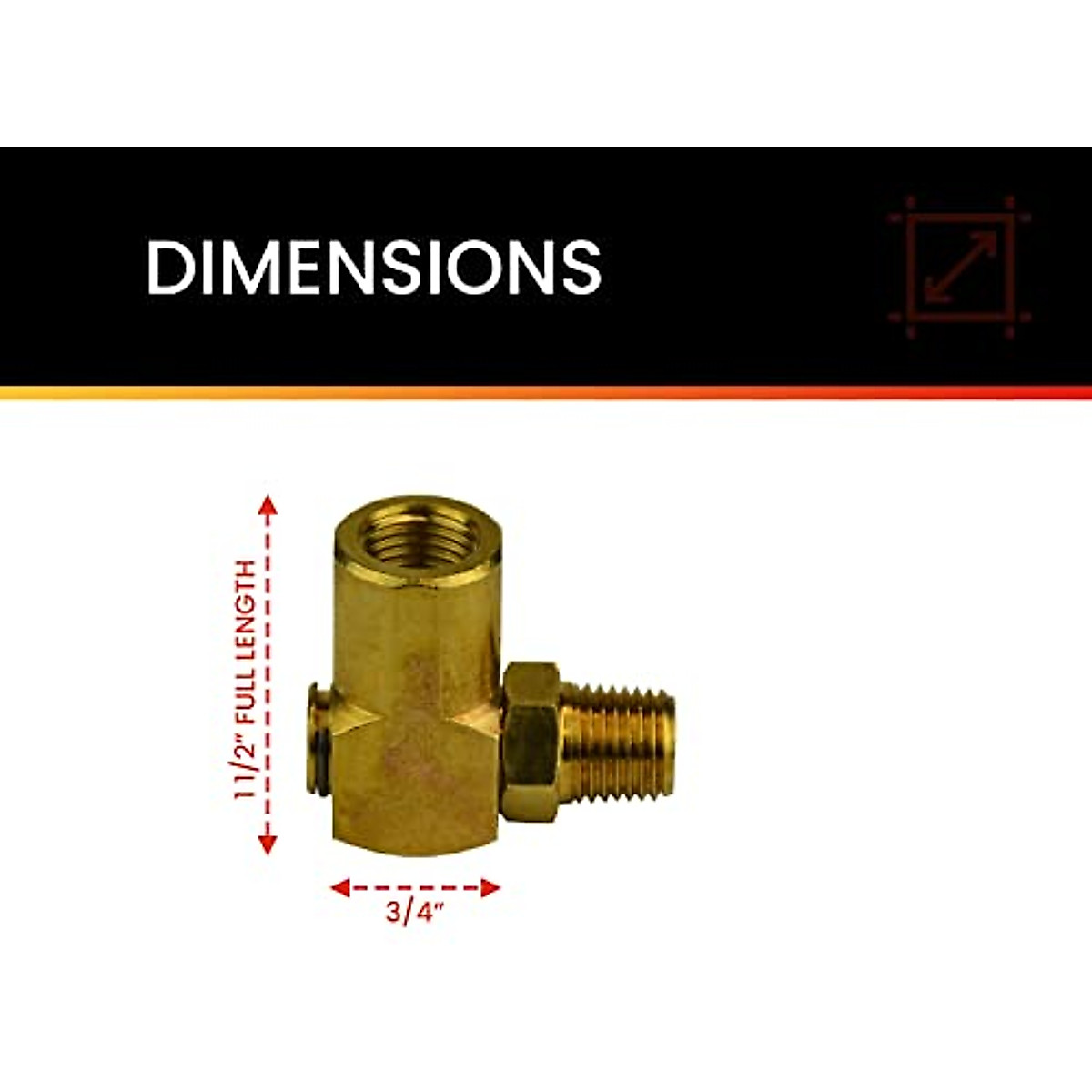 Hot Max 28085 90-degree Swivel 1/4-Inch Male NPT x 1/4-Inch Female NPT