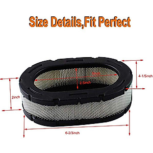 32 083 09-S Air Filter with Oil Fuel Filter kit, 3208309S Air Filter for Kohler KT620 KT715 KT725 KT730 KT735 KT740 KT745 19HP-26HP 7000 Series Engine Replace 3208309 32-083-09 32-083-09-s By Karen