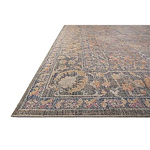 Loloi Chris Loves Julia x Rosemarie Stone/Multi 9'-0" x 12'-0" Area Rug