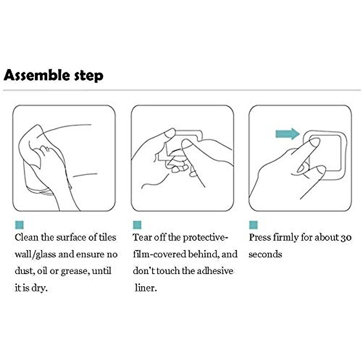 YIGII Towel Hook/Adhesive Hooks - Wall Hooks for Coat/Robe/Towels Stick on Bathroom/Kitchen 4-Pack, Stainless Steel