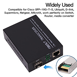 4PCS 1000BASE-T Gigabit SFP to RJ45 Copper Ethernet Modular Transceiver for Cisco,Meraki,Ubiquiti,D/TP Link,Supermicro,Netgear,Broadcom, 1.25G SFP-T CAT5E/CAT6 up to 100m Mikrotik S-RJ01