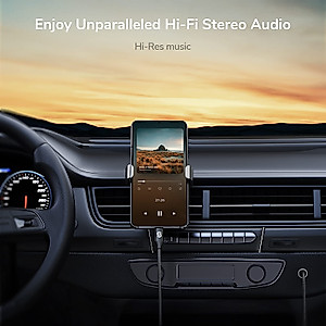 Syncwire Aux to USB C Cord [3.3ft], USB C to 3.5mm Audio Aux Jack Cable for iPhone 15 Pro Max/15 Pro/15 Plus/15, Galaxy S23/S22/S21 iPad Pro Air iPad Pro 2018,Google Pixel 7