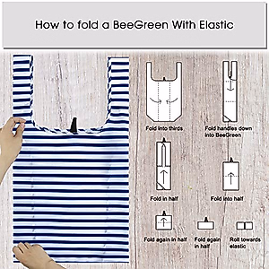 BeeGreen Reusable Grocery Bags Shopping Bags Groceries Totes 12 Pack 50LBS Foldable Fashion Bags w small bag Geometry Large Grocery Bags w handles Bulk Washable Heavy Duty Polyester Fabric Cloth