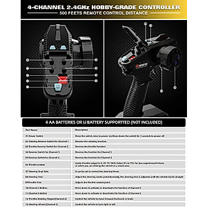 AMORIL1:12 Brushless RC Cars for Adults,Top Speed 90+KPH Fast Remote Control Car with Carbon Fiber Chassis,Adjustable Motor Mount and Central Slipper Clutch,Hobby Buggy Vehicle Gift for Kids