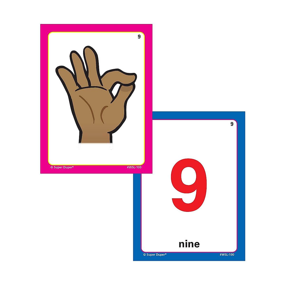 Super Duper Publications| 400 American Sign Language (ASL) Flash Cards Fun Deck | Educational Learning Resource for Children