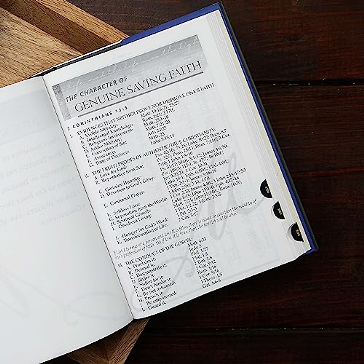 NKJV, The MacArthur Study Bible, Large Print, Bonded Leather, Black, Thumb Indexed: Holy Bible, New King James Version