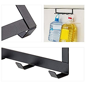 Coat Clothes Hanger, Versatile 5-Hook Design Punch-Free Wall Mounted Over Door Hook for Kitchen