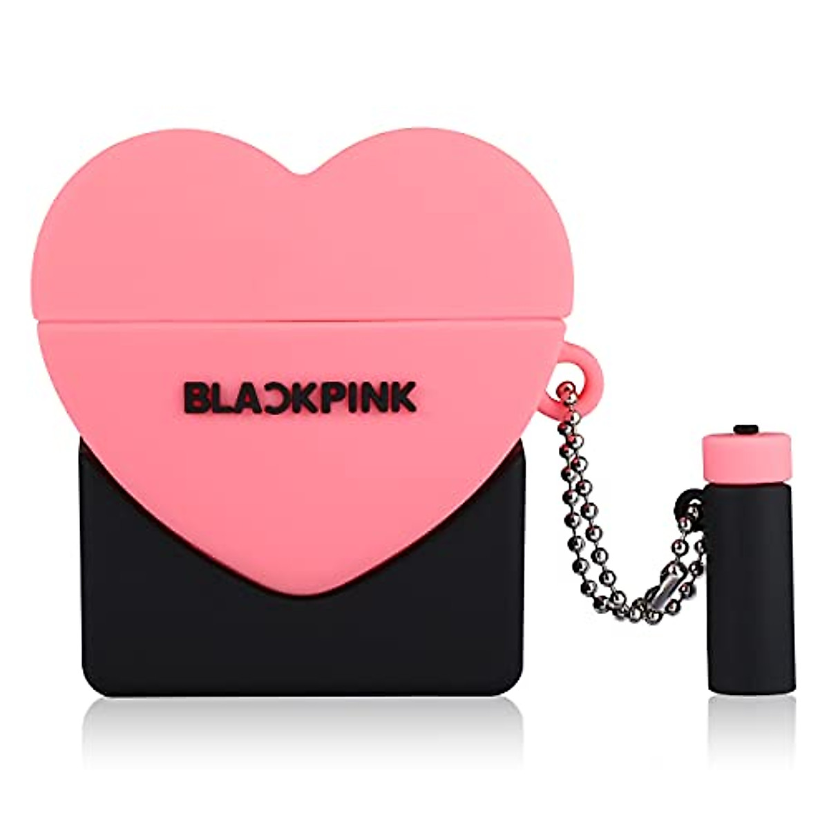 Lupct Fashion Case for AirPod 2/1 Cover Cases Cute Funny Luxury Cool Design for Men Boys Teen Girls Women Fun Unique Character 3D Trendy Pretty Stylish for AirPods 2/1 Air Pods 2/1(Pink Heart)