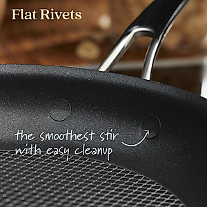 Anolon X SearTech Aluminum Nonstick Frying Pan 10-Inch, Super Dark Gray