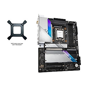 GIGABYTE Z690 AERO G DDR4 (LGA 1700/ Intel Z690/ ATX/ DDR4/ Quad M.2/ PCIe 5.0/ USB 3.2 Gen2X2 Type-C/ WiFi 6/ Intel 2.5 GbE LAN/ Motherboard)