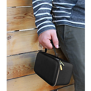 CASEMATIX Hair Clipper Barber Case Holds Clippers, Hair Buzzers, Trimmers, T Finisher Liner - Travel Case For Clippers, Stylist and Hair Cutting Supplies