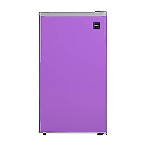 RCA RFR321-PURPLE 3.2 Cu Ft Compact Fridge, Mini Refrigerator, Purple