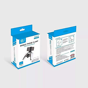 Phone Clip Holder for PS5 Controller RALAN, Foldable Mobile Phone Stand Mount Clamp Bracket with Adjustable Stand for Playstation 5 Wireless Controller