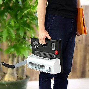 TIANSE Binding Machine, 21-Holes, 450 Sheets, Comb Binding Machines with Starter Kit 100 PCS 3/8'' Comb Bind Spines, Comb Binder Machine Book Maker Perfect for Letter Size, A4, A5 or Smaller Sizes