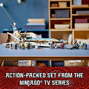 LEGO NINJAGO Hydro Bounty Building Set, 71756 Submarine Toy with Kai and NYA Minifigures, Ninja Toys, Gifts, Presents for Kids, Boys, Girls Age 9 Plus Years Old