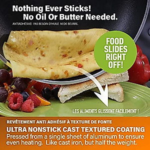 Gotham Steel 10-inch Nonstick Fry Pan Skillet with Ultra Durable Mineral and Diamond Triple Coated 100% PFOA Free, Skillet with Stay Cool Stainless-Steel Handle, Oven & Dishwasher Safe, As Seen on TV