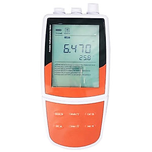 HFBTE Multiparameter Water Quality Tester Meter Multi-Parameter Water Quality Analyzer Monitor for Measuring PH, Dissolved Oxygen DO, Conductivity, TDS, ORP, Salinity, Resistivity, Temperature