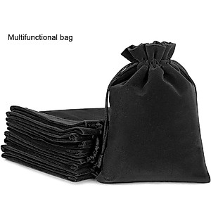 6 Pcs Adult Game Toy Storage Bags, Microfiber Drawstring Gift Bags Pouches Adjustable Toy Organizer Foldable Ditty Underwear Bag Sunglasses Case Home Travel Pouch (6)